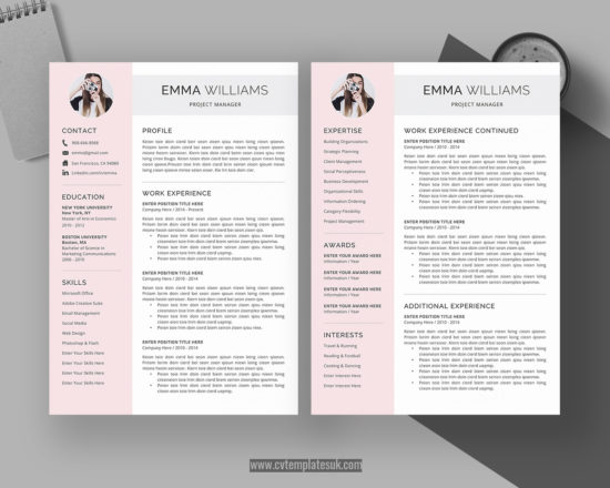 Resume Templates UK – CVTemplatesUK.com