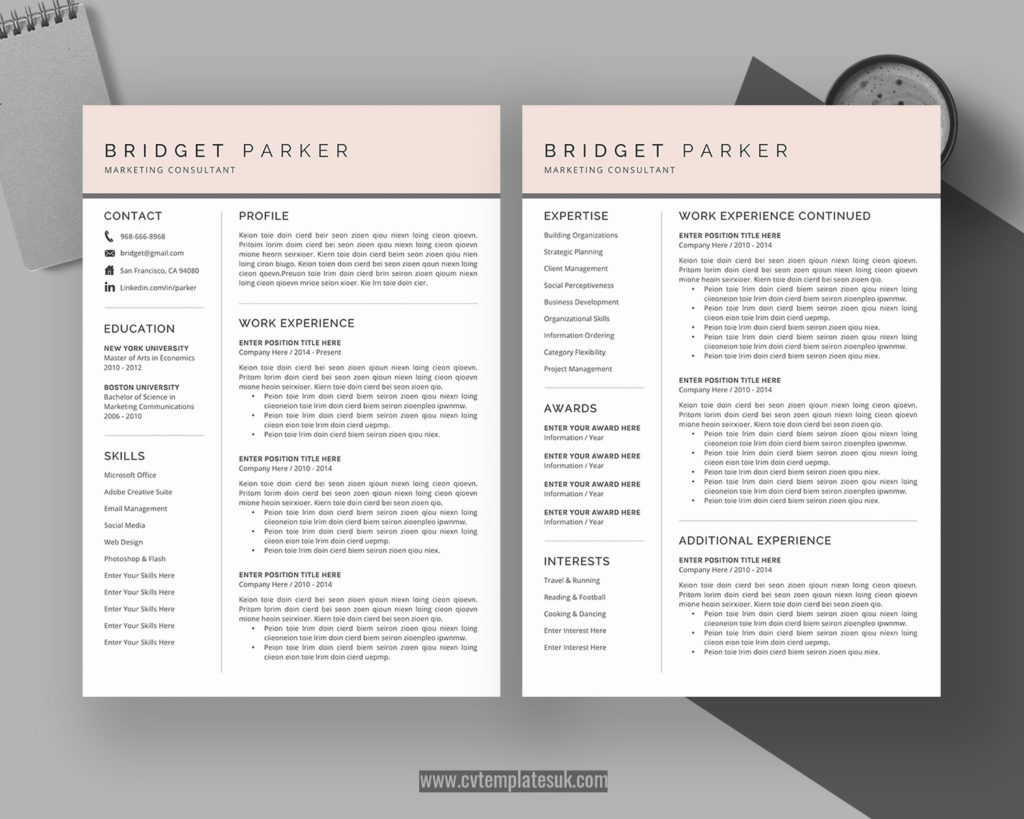 Resume Templates UK – CVTemplatesUK.com