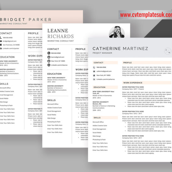 CV Templates UK – CVTemplatesUK.com